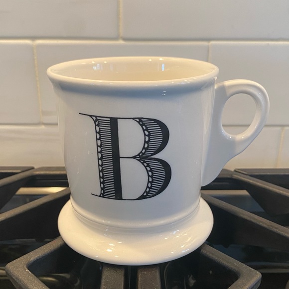 Anthropologie | Dining | Anthropologie Monogramletter B Mug | Poshmark